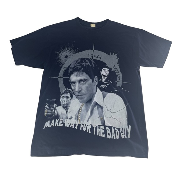 Scarface | Shirts | Vintage Scarface Shirt Men 2xl Black Y2k 9s Make ...
